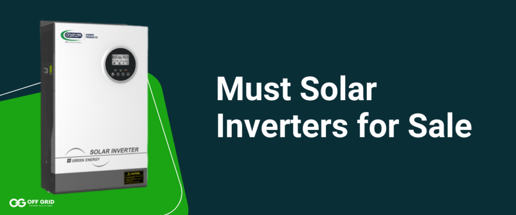 Must Inverters for Sale - Off Grid Power Solutions